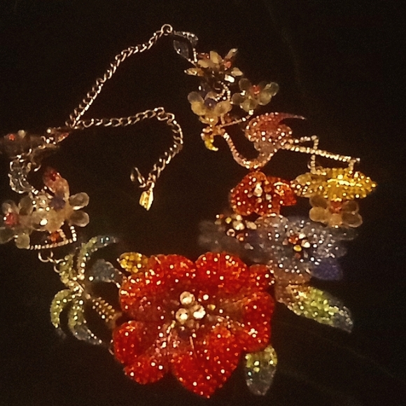 Jewelry | Original Betsey Johnson Vintage Necklace Muti Colored ...